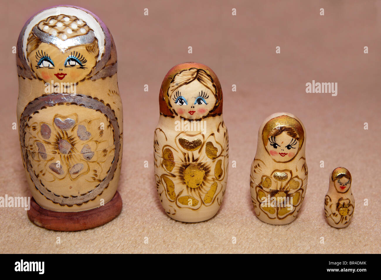 Wooden russian dolls hi-res stock photography and images - Alamy