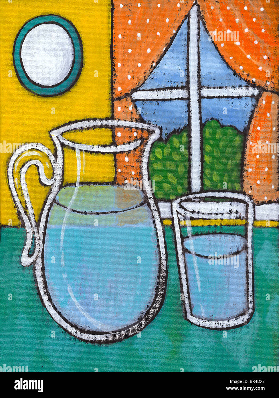 Painting Water Pitcher