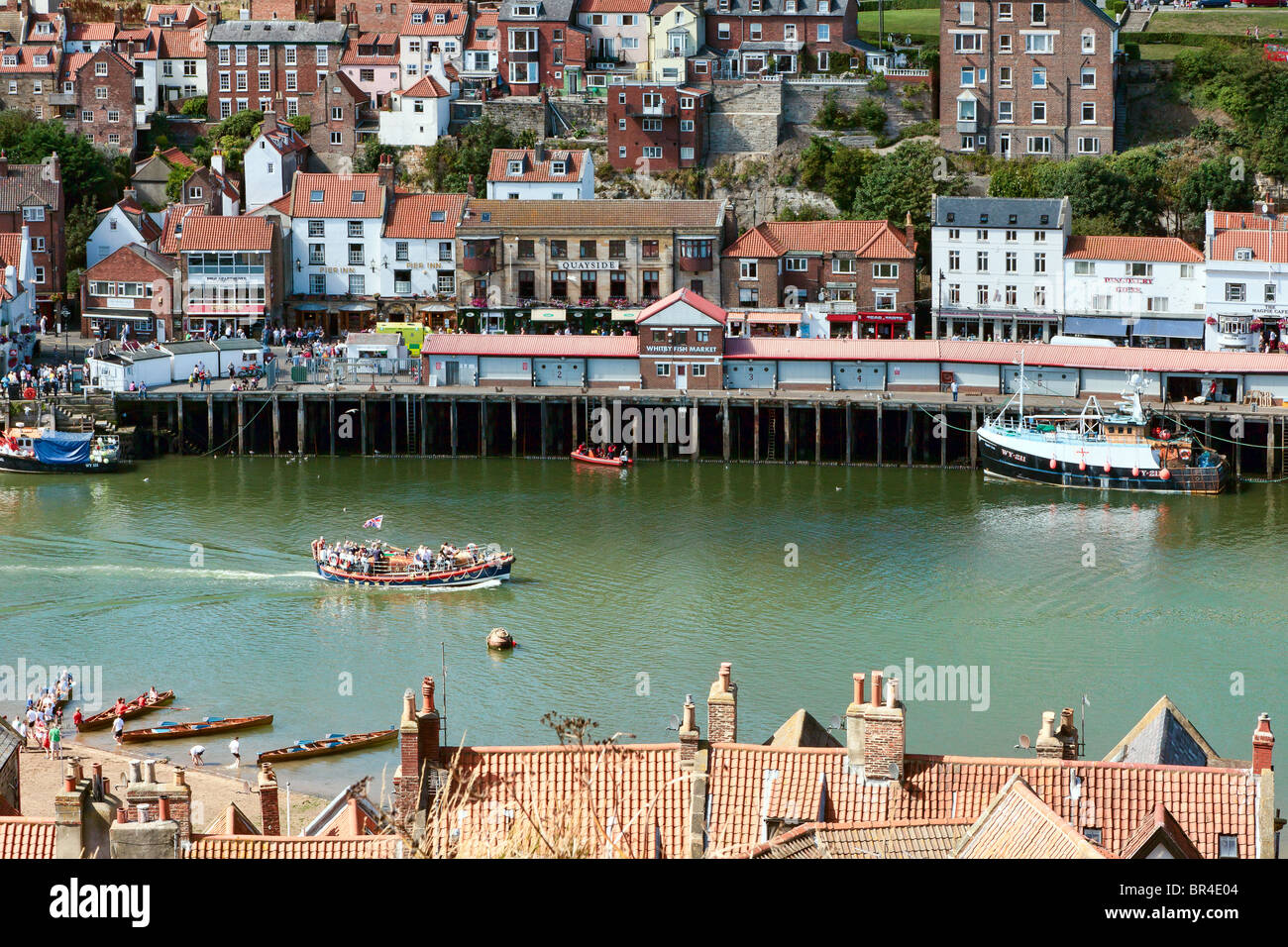 View of whitby and river esk hi-res stock photography and images - Alamy