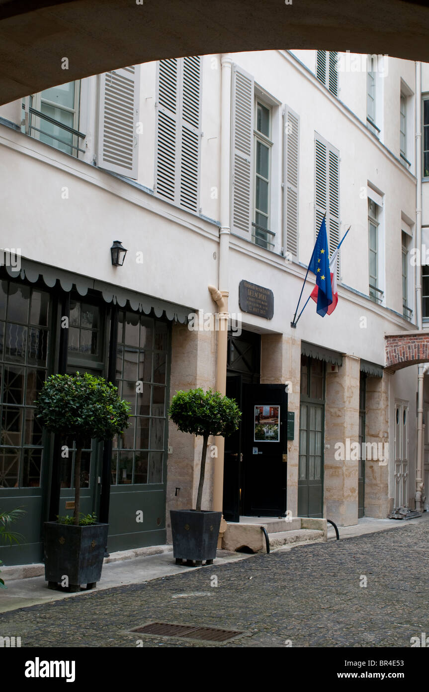 Eugene Delacroix Museum, St Germain des Pres, Paris, France Stock Photo ...