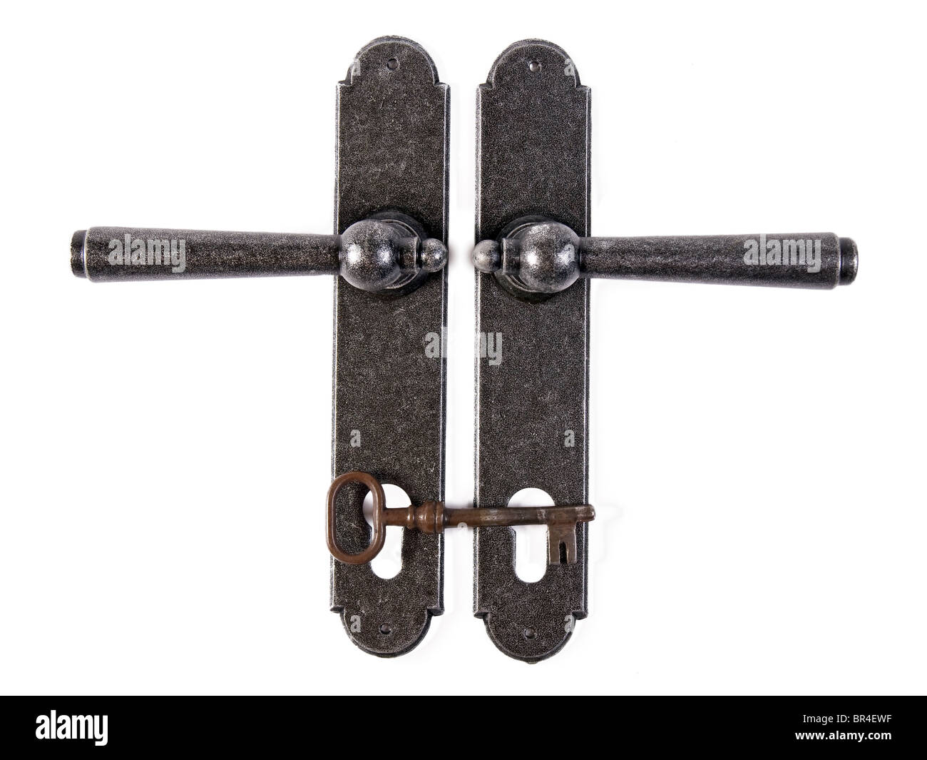 Historic door handle Cut Out Stock Images & Pictures - Alamy
