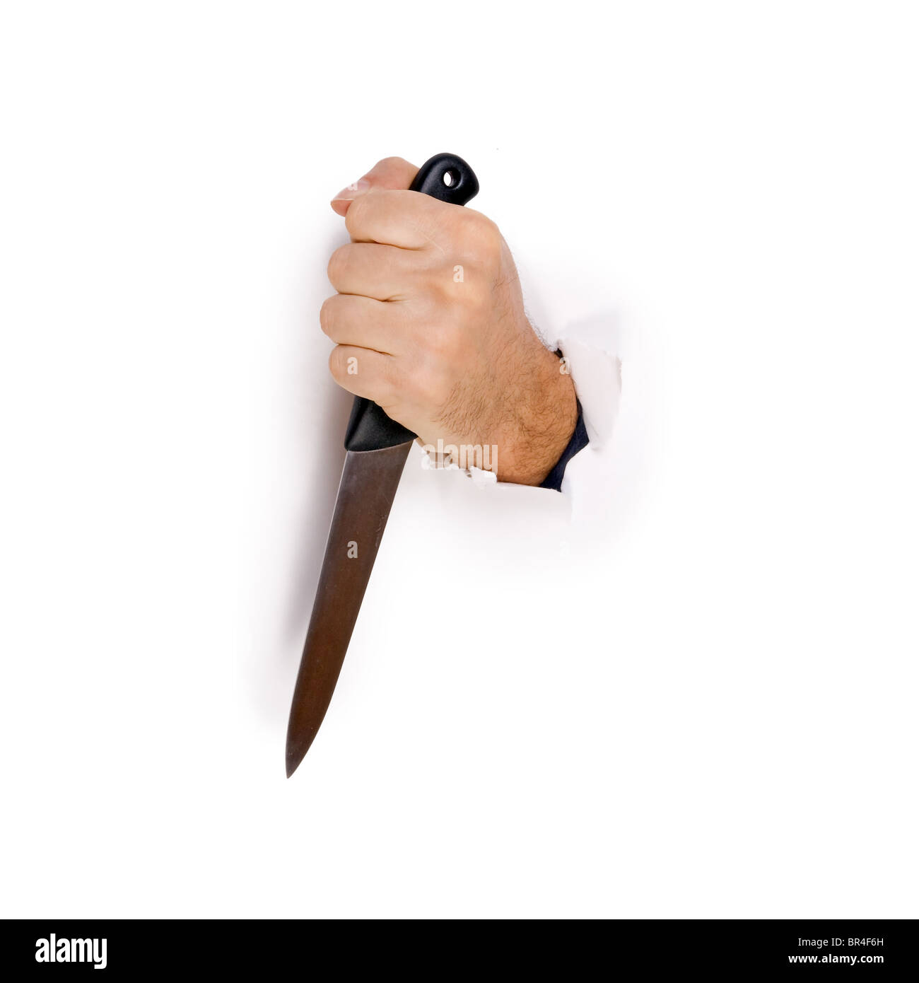 Scary man with knife Cut Out Stock Images & Pictures - Alamy
