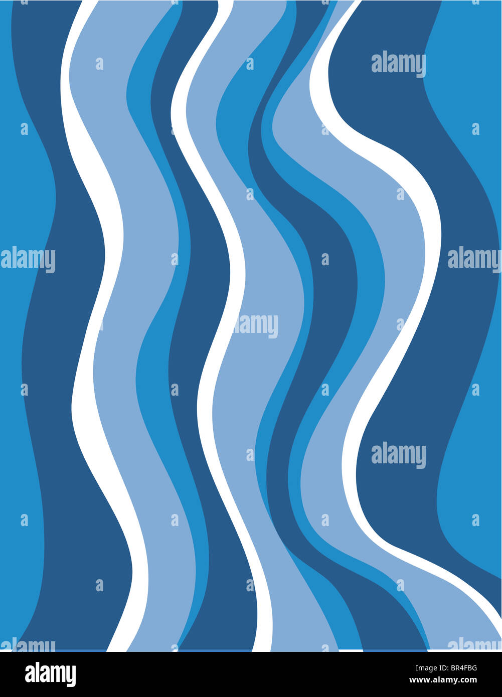 Blue wavy water pattern Stock Photo - Alamy