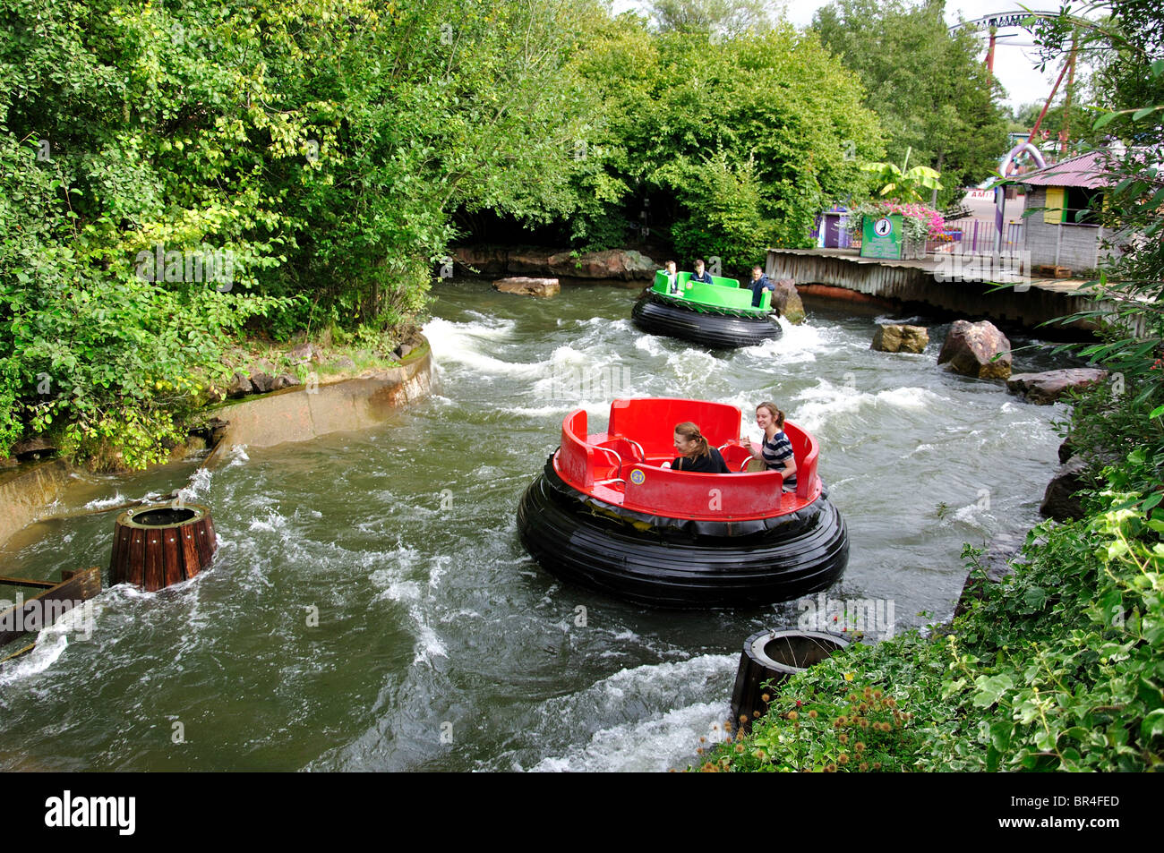 Rumba Rapids Ride, Thorpe Park Theme Park, Chertsey, Surrey, England ...