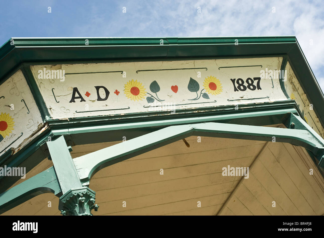 Victorian Bandstand, Clevedon, Somerset Stock Photo - Alamy