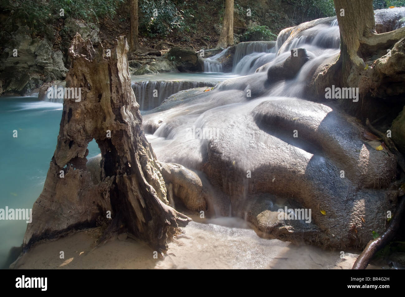 Waterfall erawan falls thailand hi-res stock photography and images - Alamy