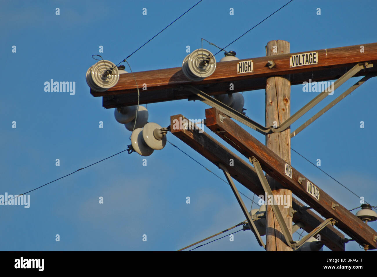 High utility pole hi-res stock photography and images - Alamy
