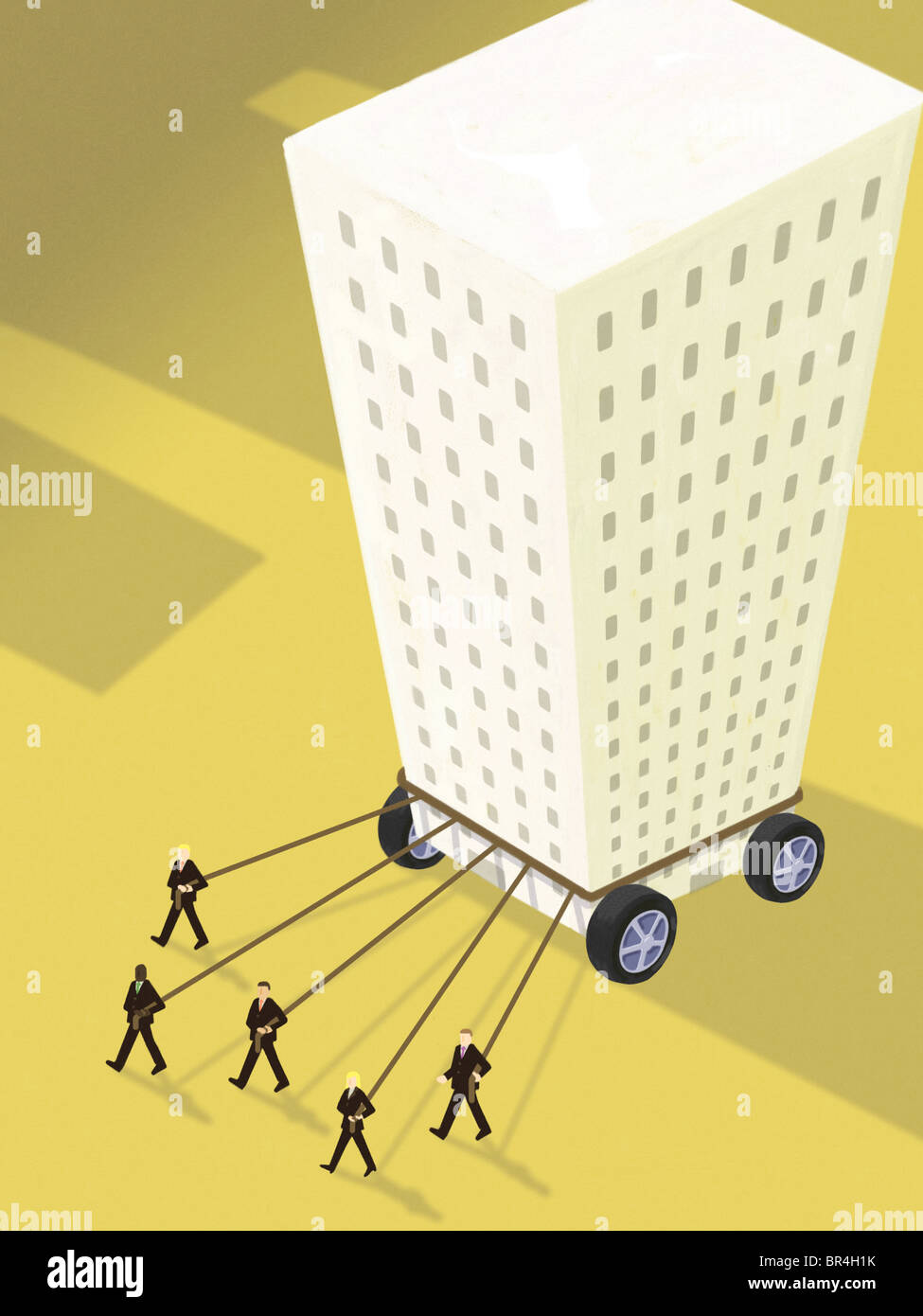 Men pulling ropes hi-res stock photography and images - Alamy