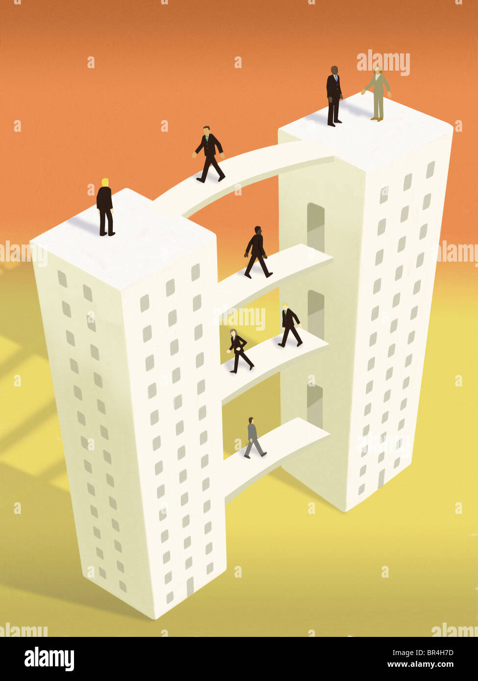 Two buildings connected hi-res stock photography and images - Alamy