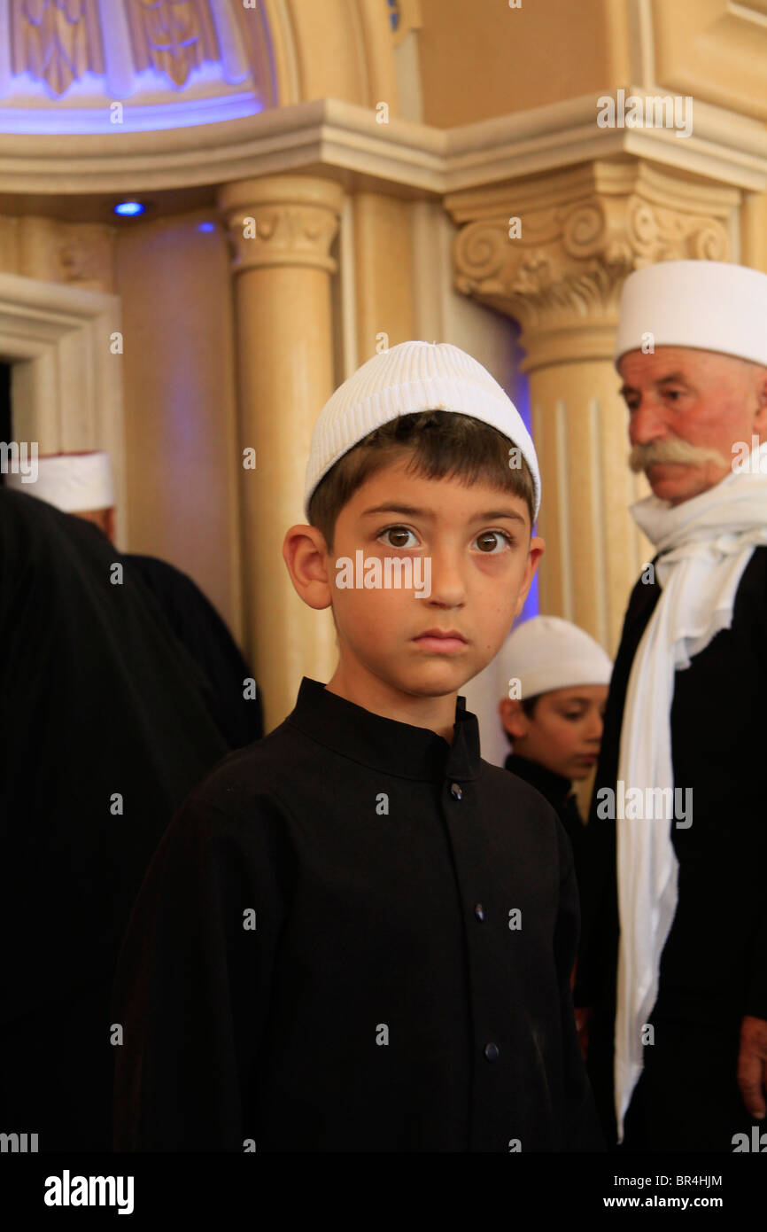 Israel, Upper Galilee, a Druze boy in Nabi Sabalan Stock Photo - Alamy
