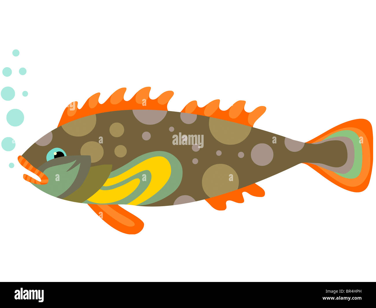 Fish blowing bubbles hi-res stock photography and images - Alamy