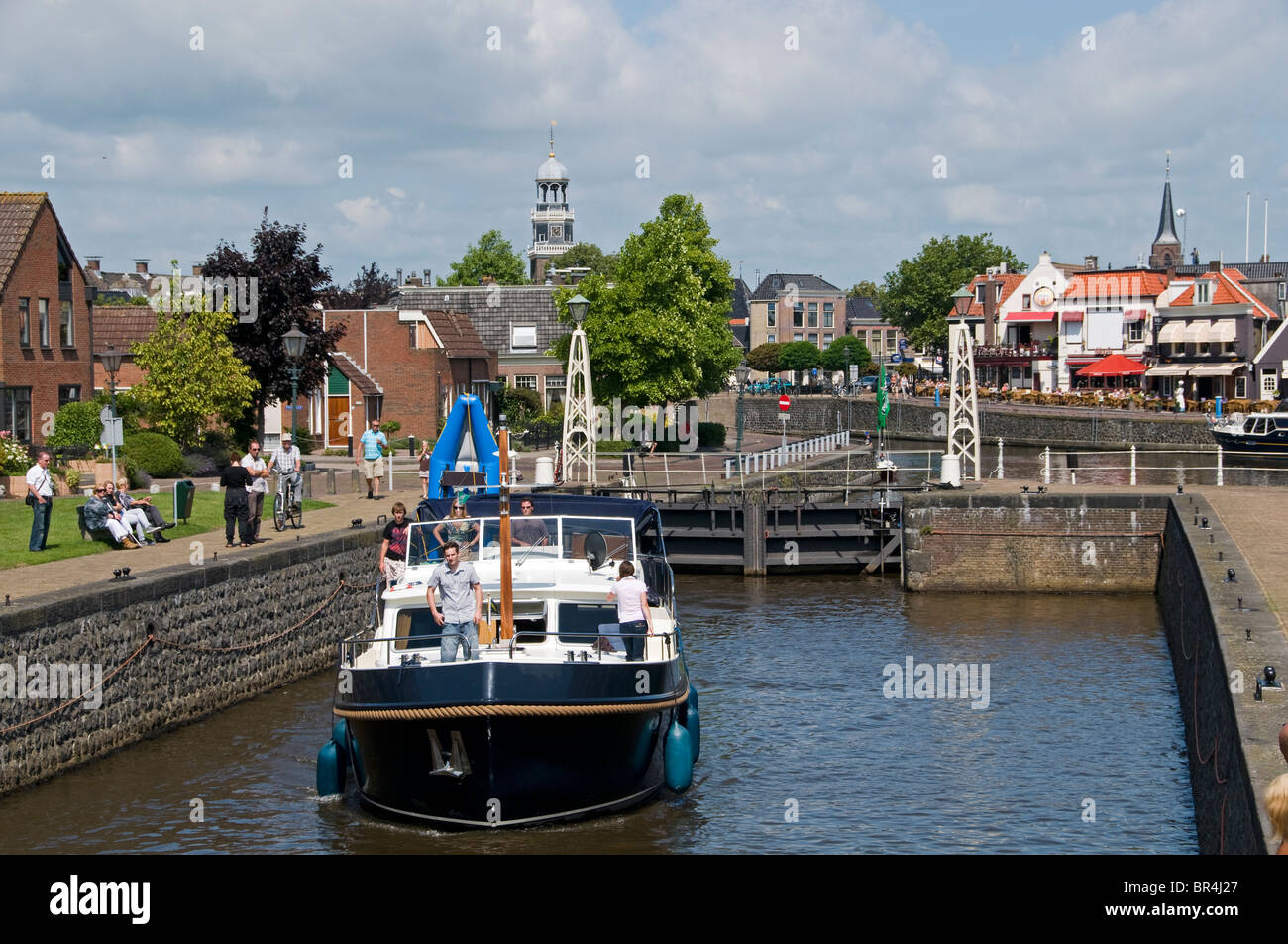 Lemmer netherlands friesland port boat hi-res stock photography and ...