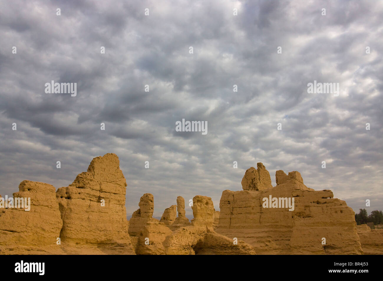 Ancient ruins of Jiaohe, Turpan, Xinjiang, China Stock Photo - Alamy