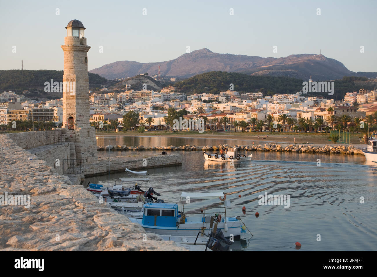 The old venetian port of Rethymno, Crete, Greece Stock Photo - Alamy