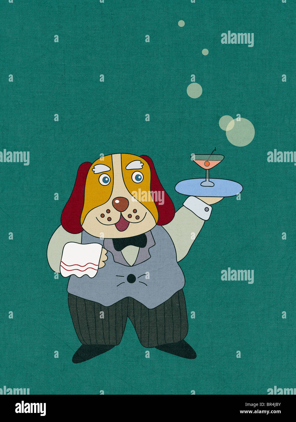 Dog with martini hi-res stock photography and images - Alamy