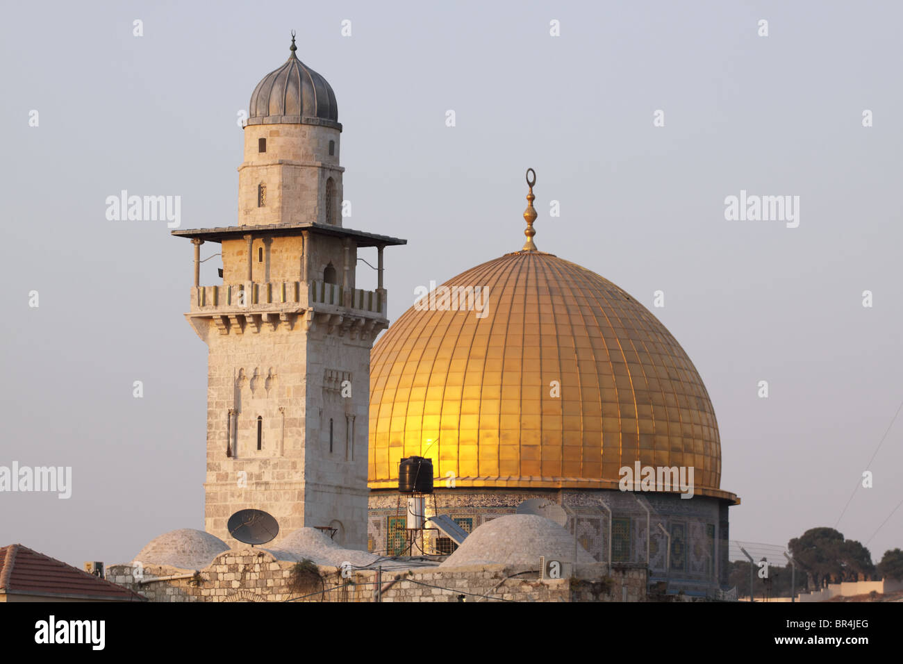 The golden Dome of the Rock at Sunset, Jerusalem Stock Photo - Alamy