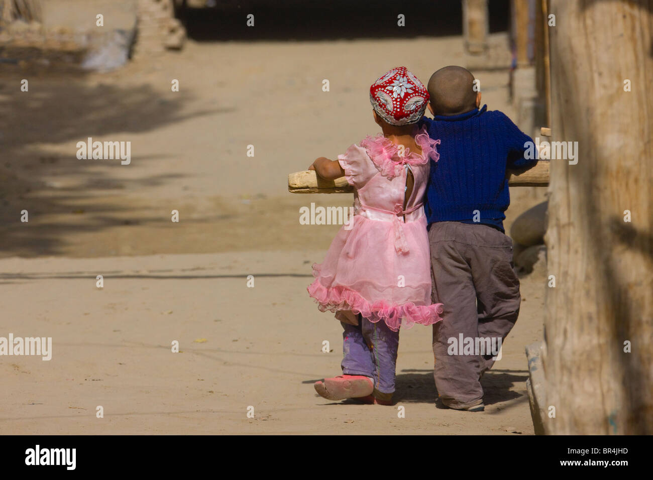 Uighur children, Hotan, Xinjiang, China Stock Photo - Alamy