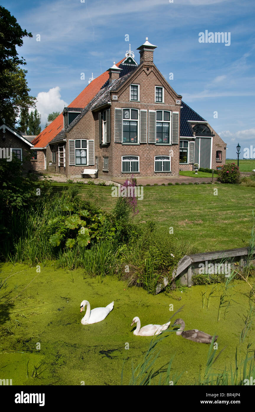 Friesland Netherlands Farm country seat manor Stock Photo - Alamy