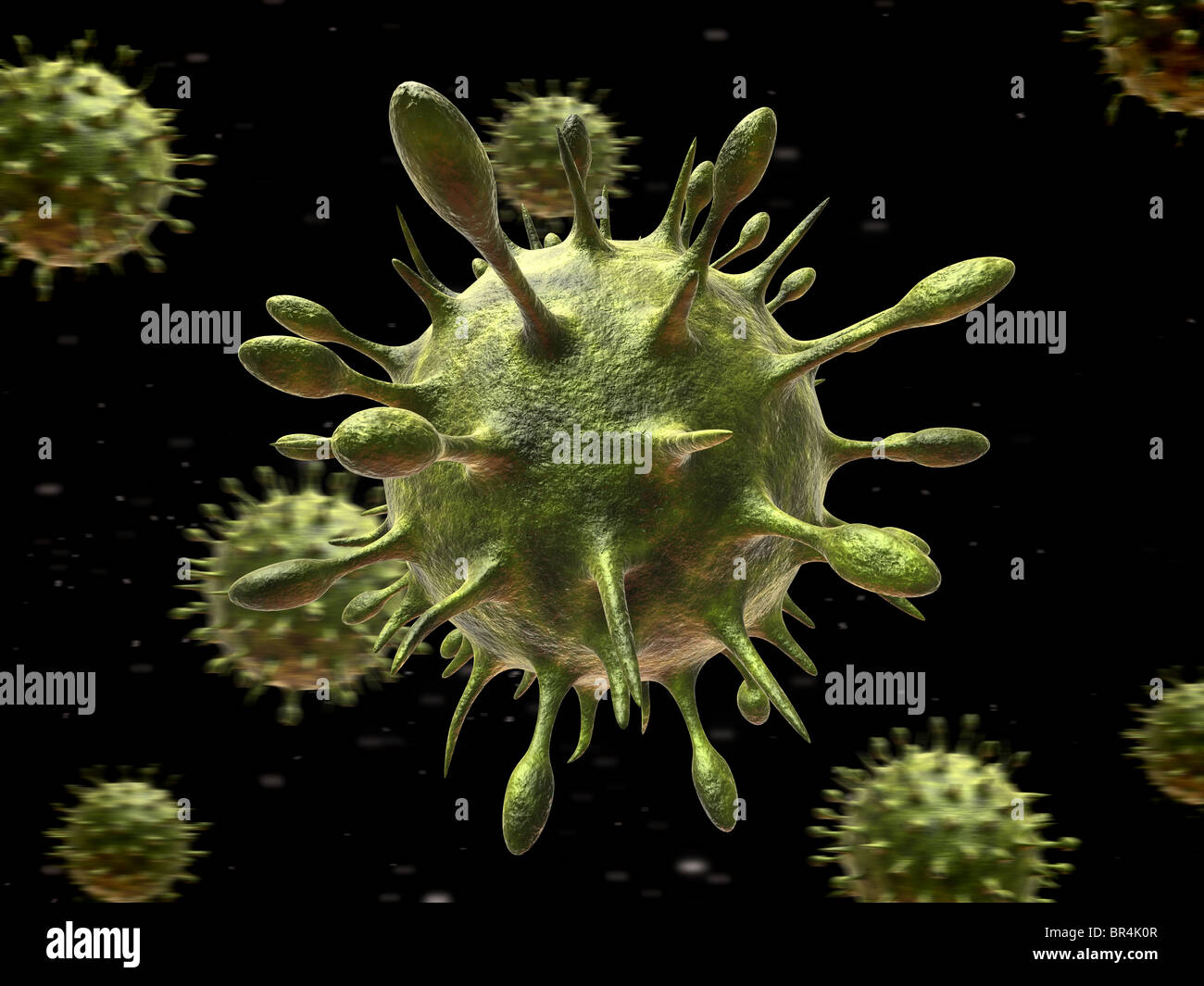 Virus illustration hi-res stock photography and images - Alamy