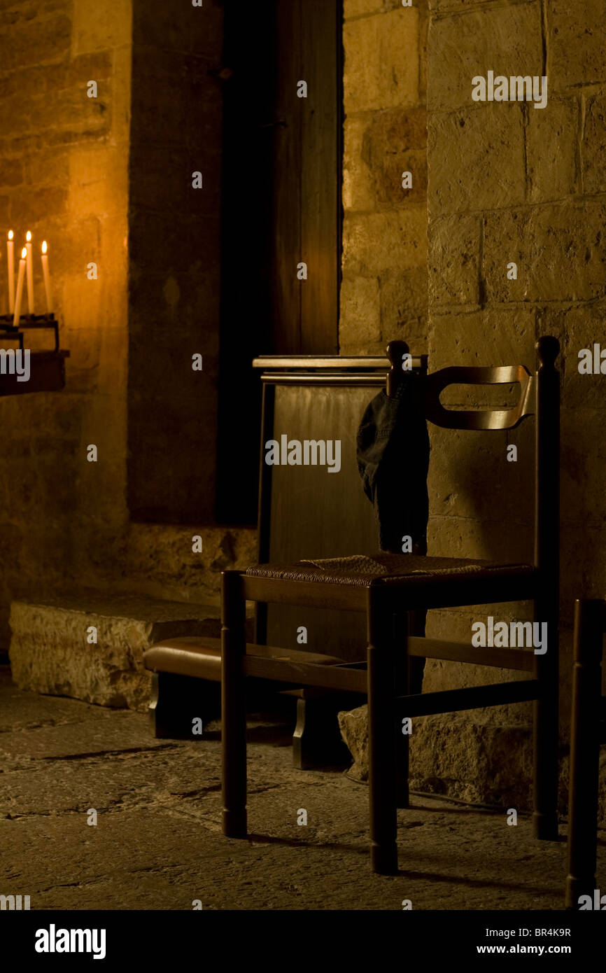 interior old church Italy Stock Photo - Alamy