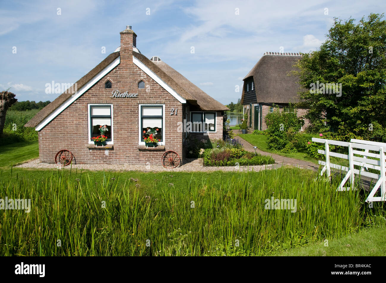 Weerribben Friesland Fryslan Netherlands Farm Stock Photo - Alamy