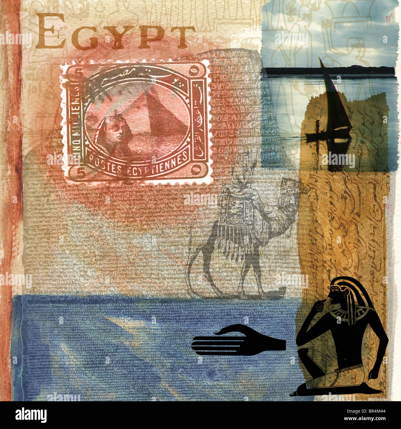 Egypt Travel Poster High Resolution Stock Photography and Images - Alamy