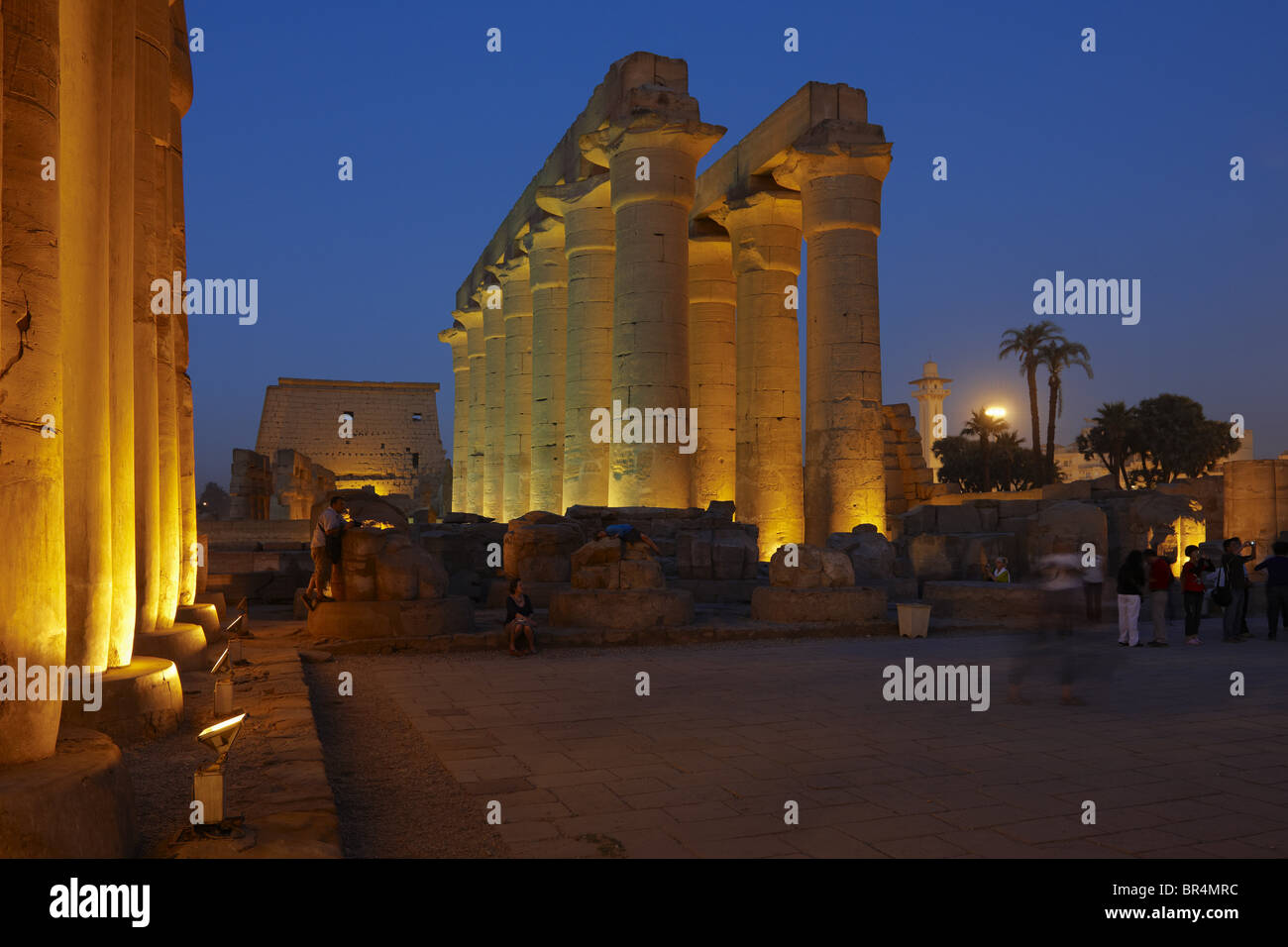 Temple of Luxor, Luxor, Egypt, Africa Stock Photo - Alamy