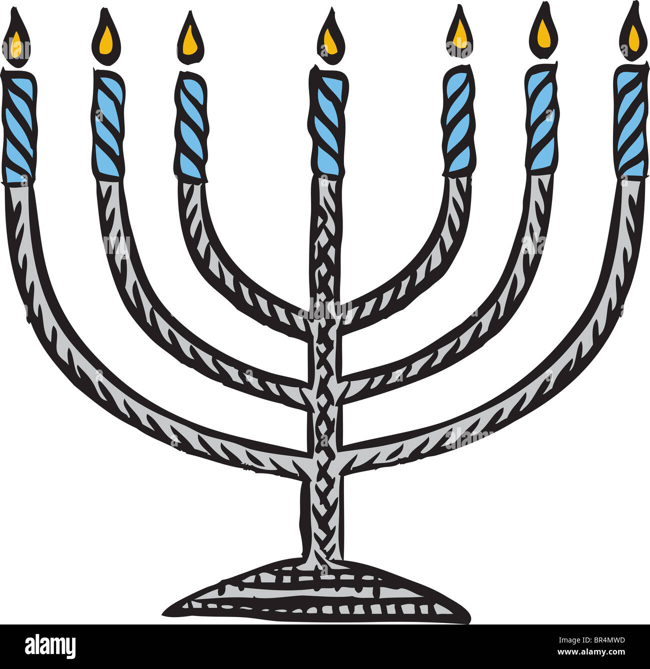 Chanukka menorah hi-res stock photography and images - Alamy
