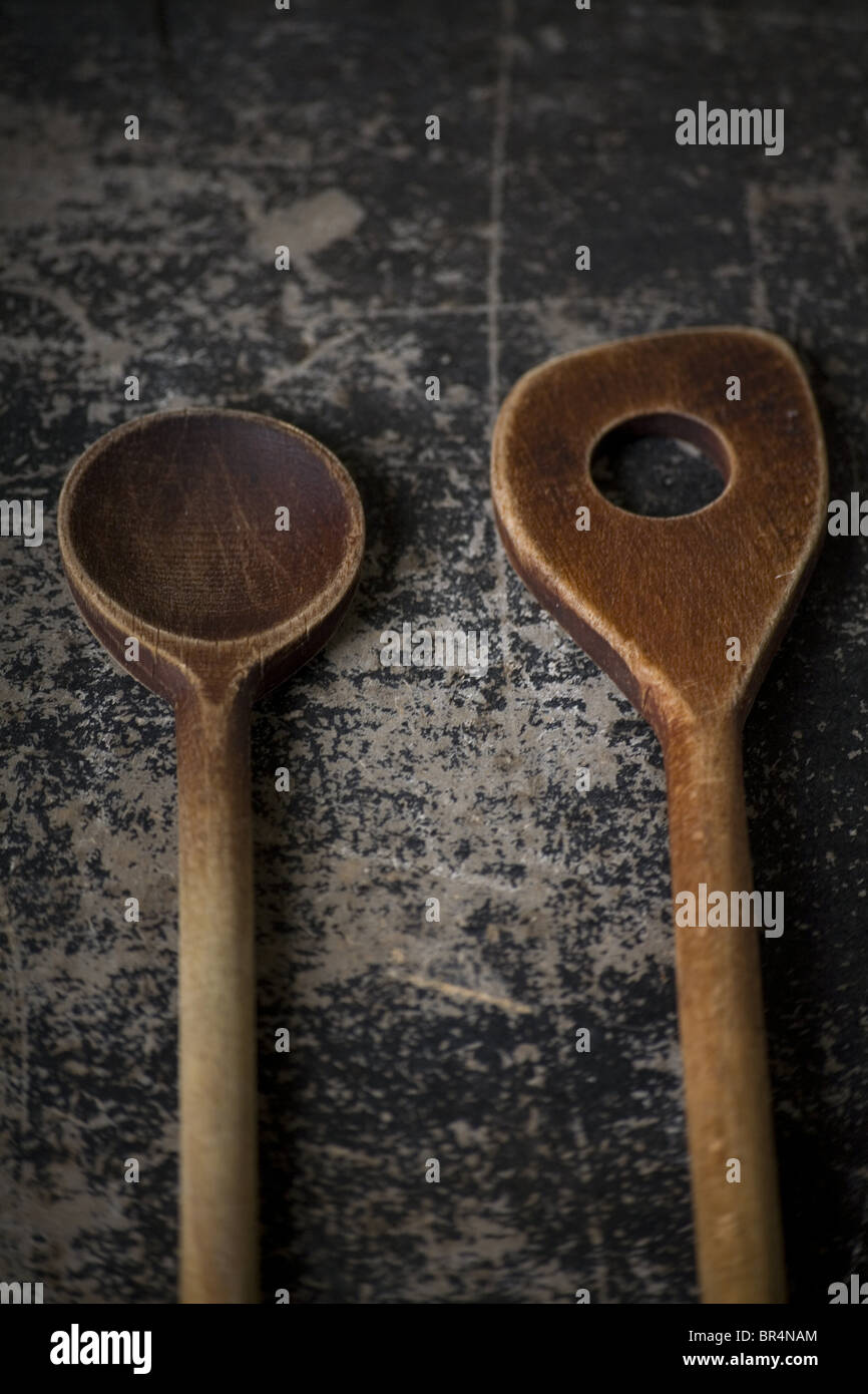 Two wooden spoons Stock Photo - Alamy Two wooden spoons Stock Photo - Alamy