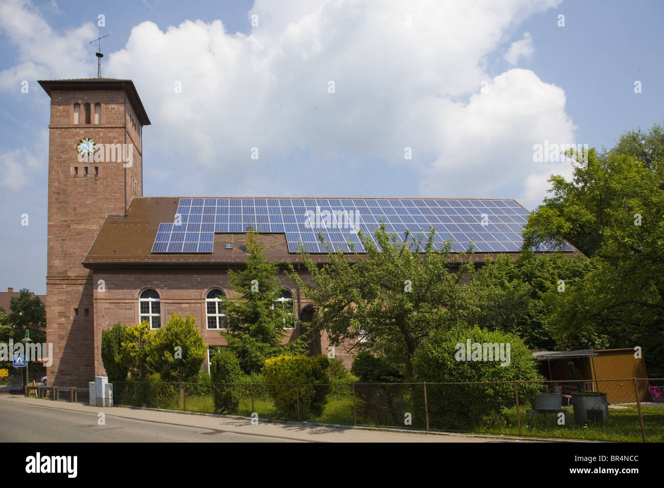 Solar panels on a church building hi-res stock photography and images ...