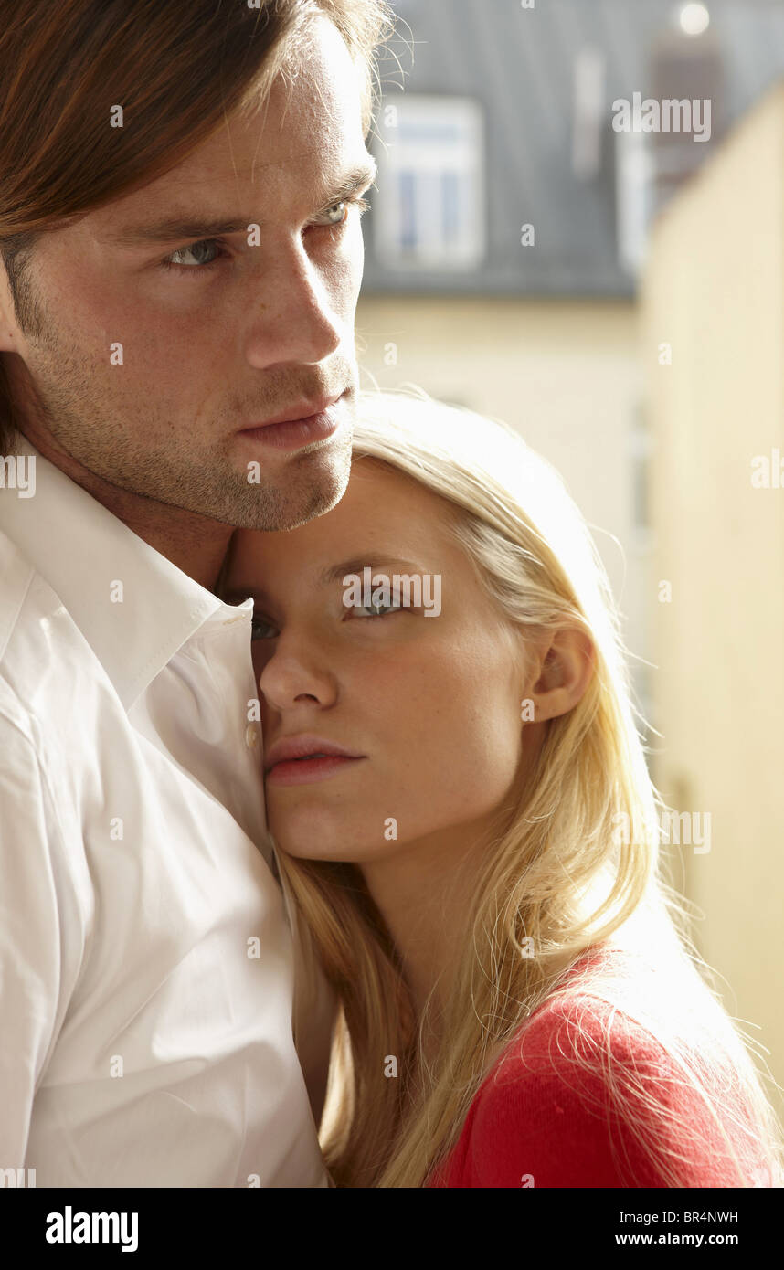 Young couple close together Stock Photo - Alamy