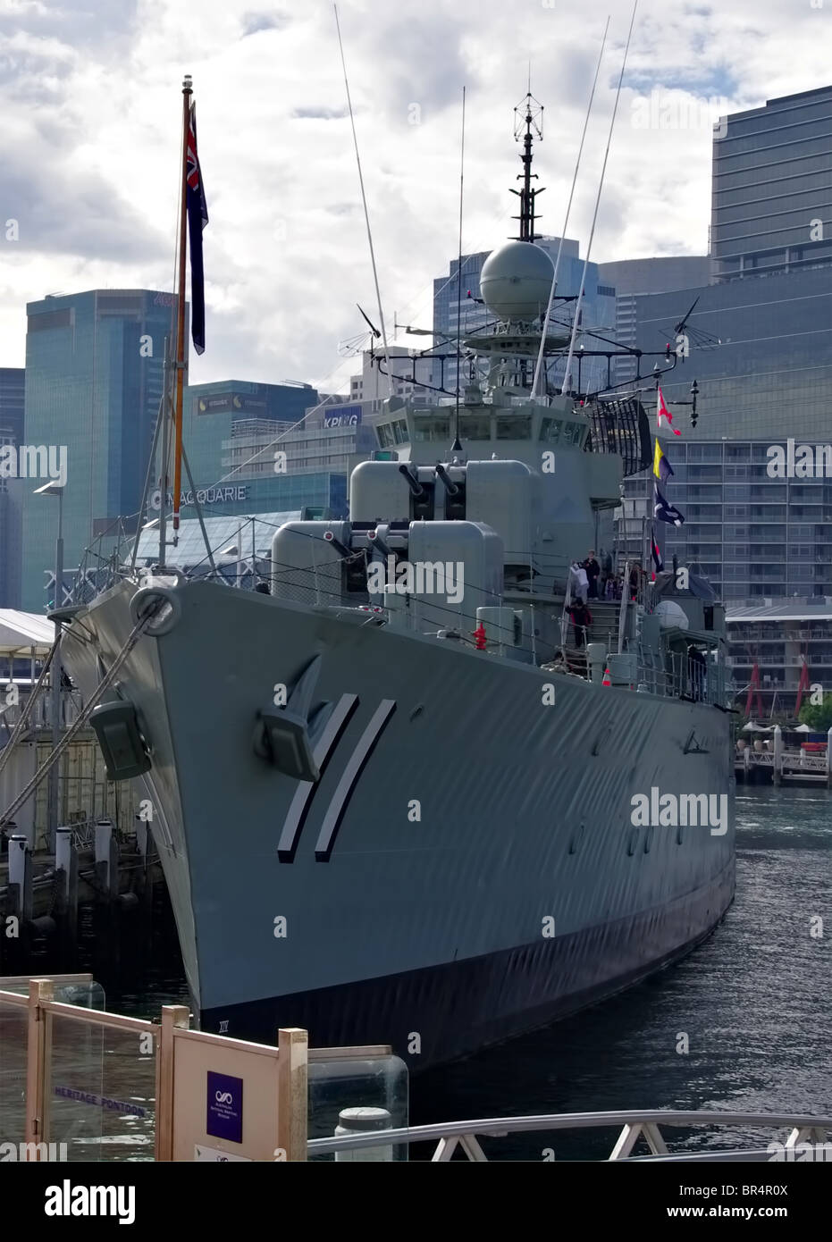 The HMAS Vampire Destroyer by the National Maritime Museum in Darling ...
