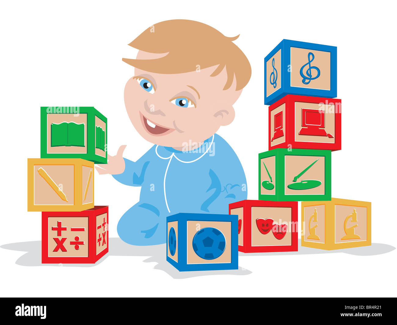 Pictures of children playing it Cut Out Stock Images & Pictures - Alamy
