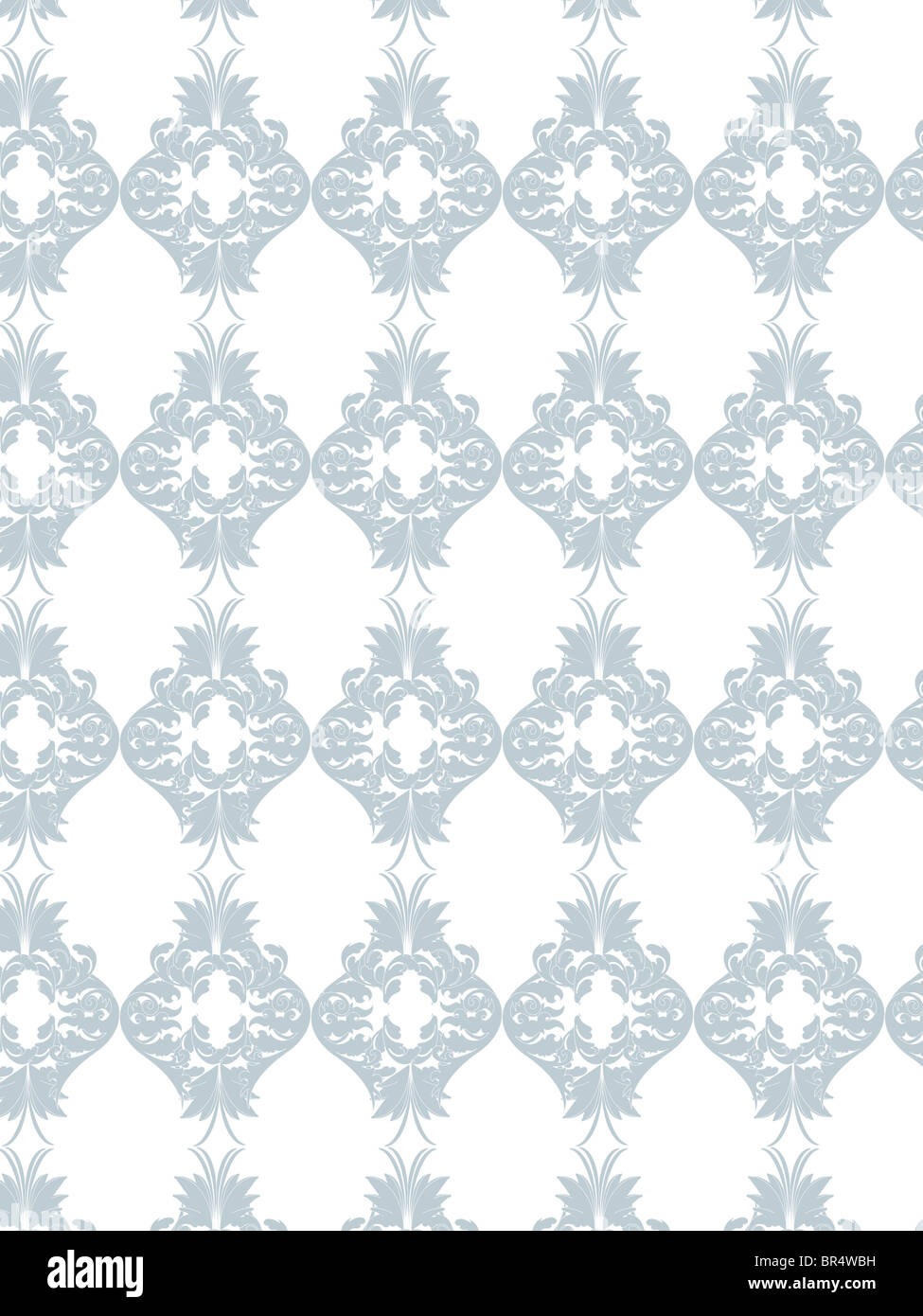 Blue damask pattern hi-res stock photography and images - Alamy