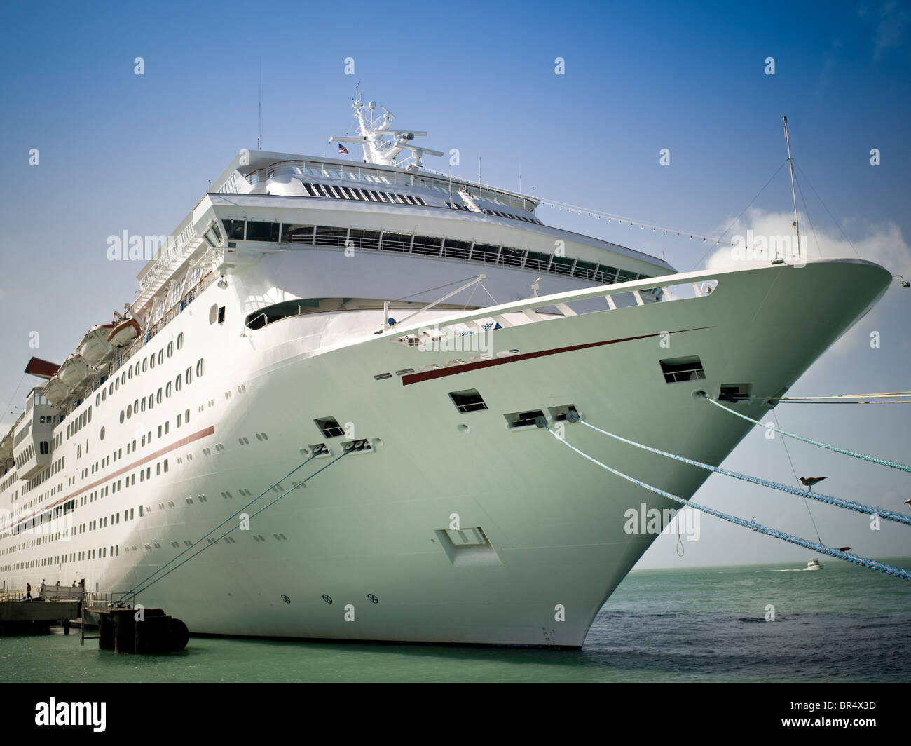 Large luxury liner in Florida Stock Photo - Alamy