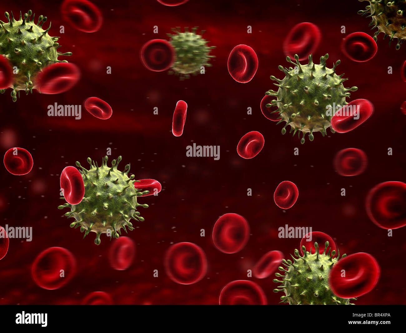 Virus illustration hi-res stock photography and images - Alamy