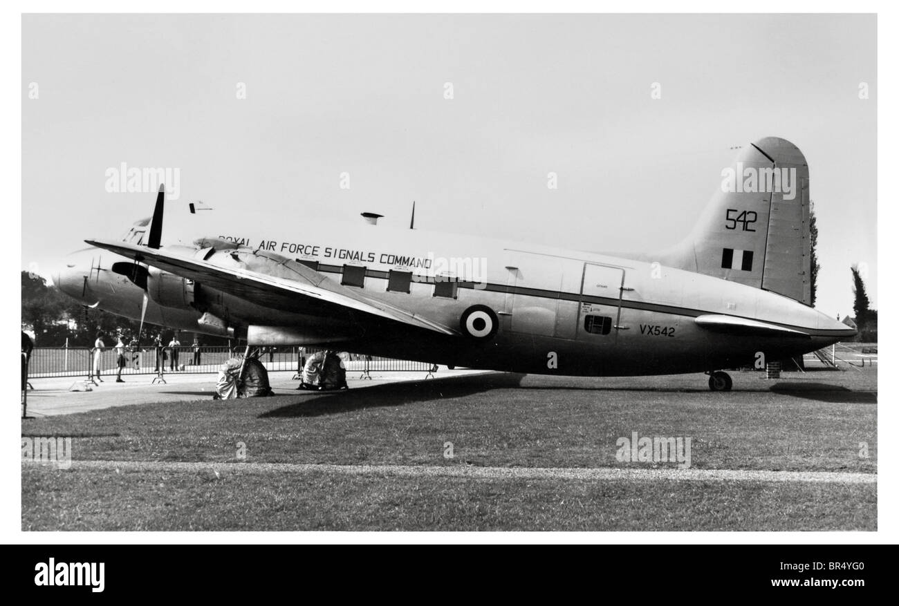 Old Photograph of VX542, Vickers Valetta C1 Signals Command Stock Photo ...