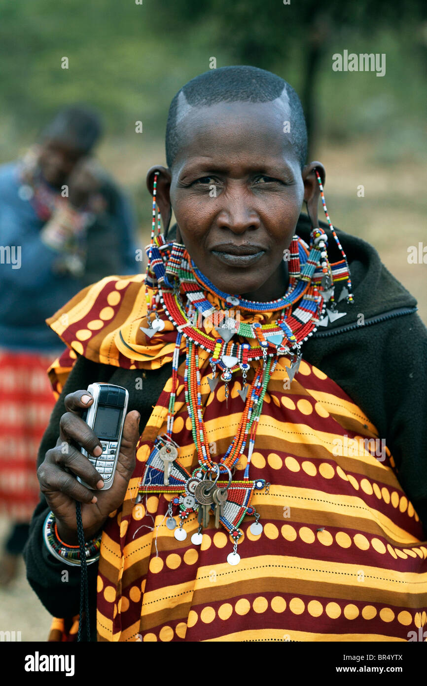 Cell Phone Africa Village High Resolution Stock Photography and Images ...