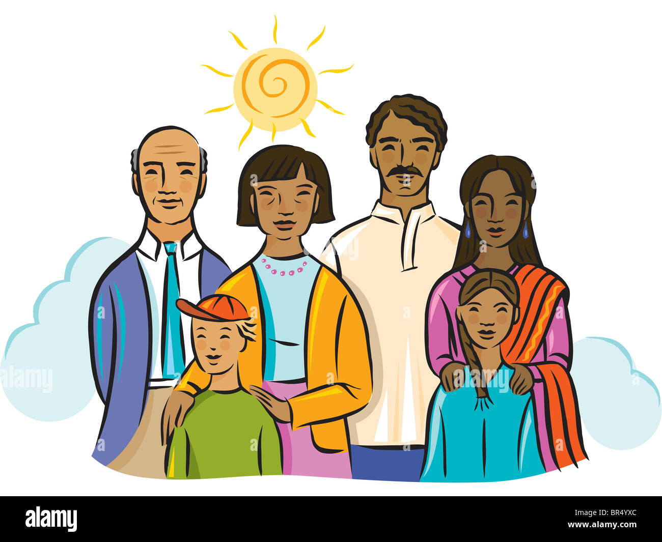 Men half portrait Cut Out Stock Images & Pictures - Alamy