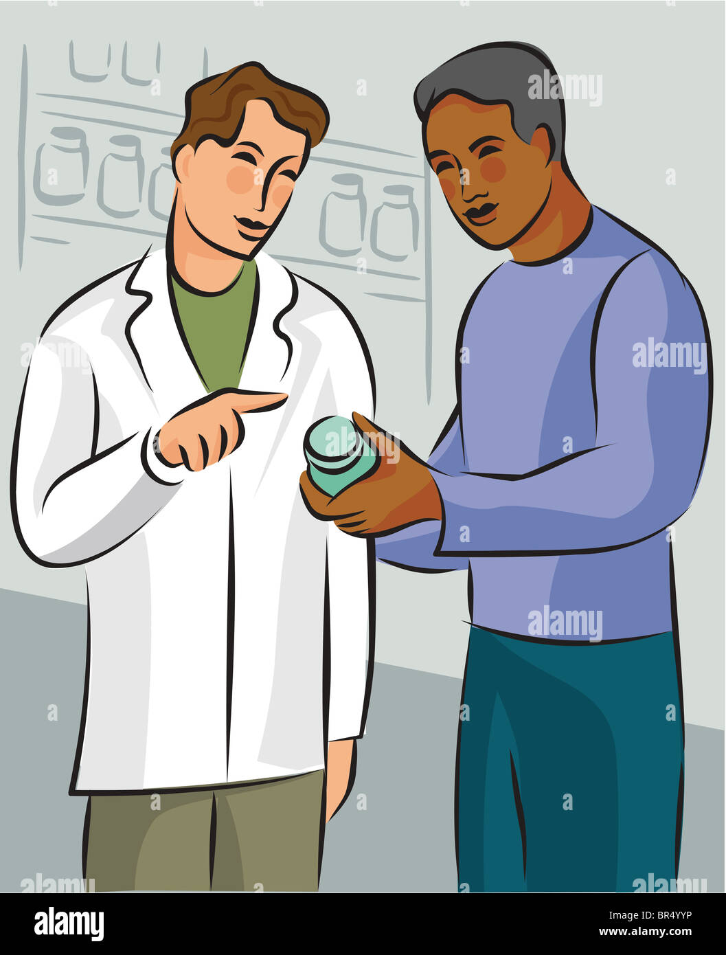 Cartoon doctor patient hi-res stock photography and images - Alamy