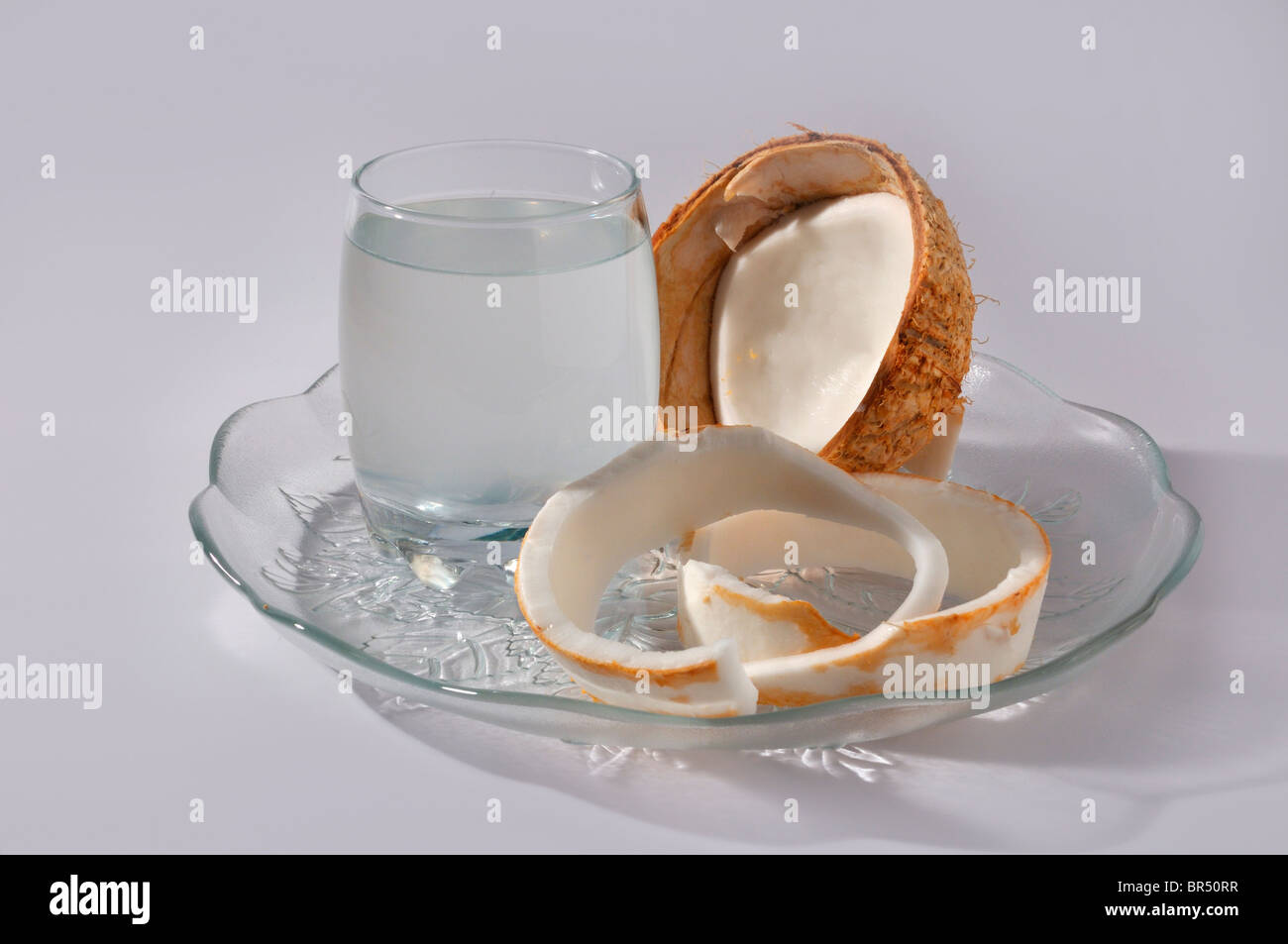 Tender Coconut Water and Tender Coconut Stock Photo - Alamy