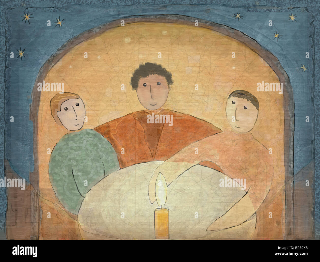 Candle three hi-res stock photography and images - Alamy