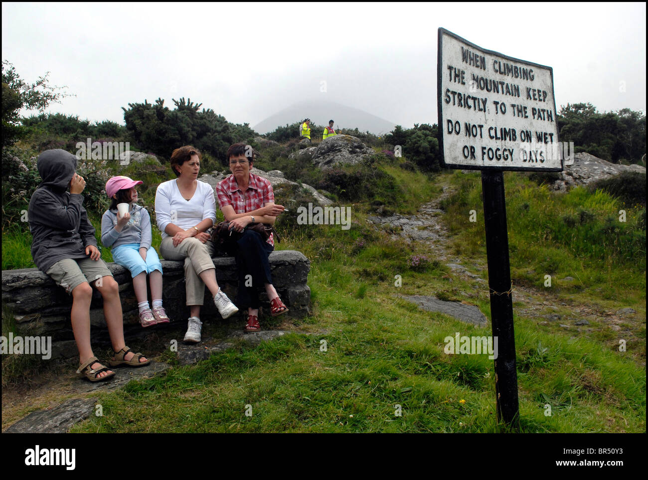Ireland; County Mayo: Croagh Patrick Pilgrimage (2009 Stock Photo - Alamy