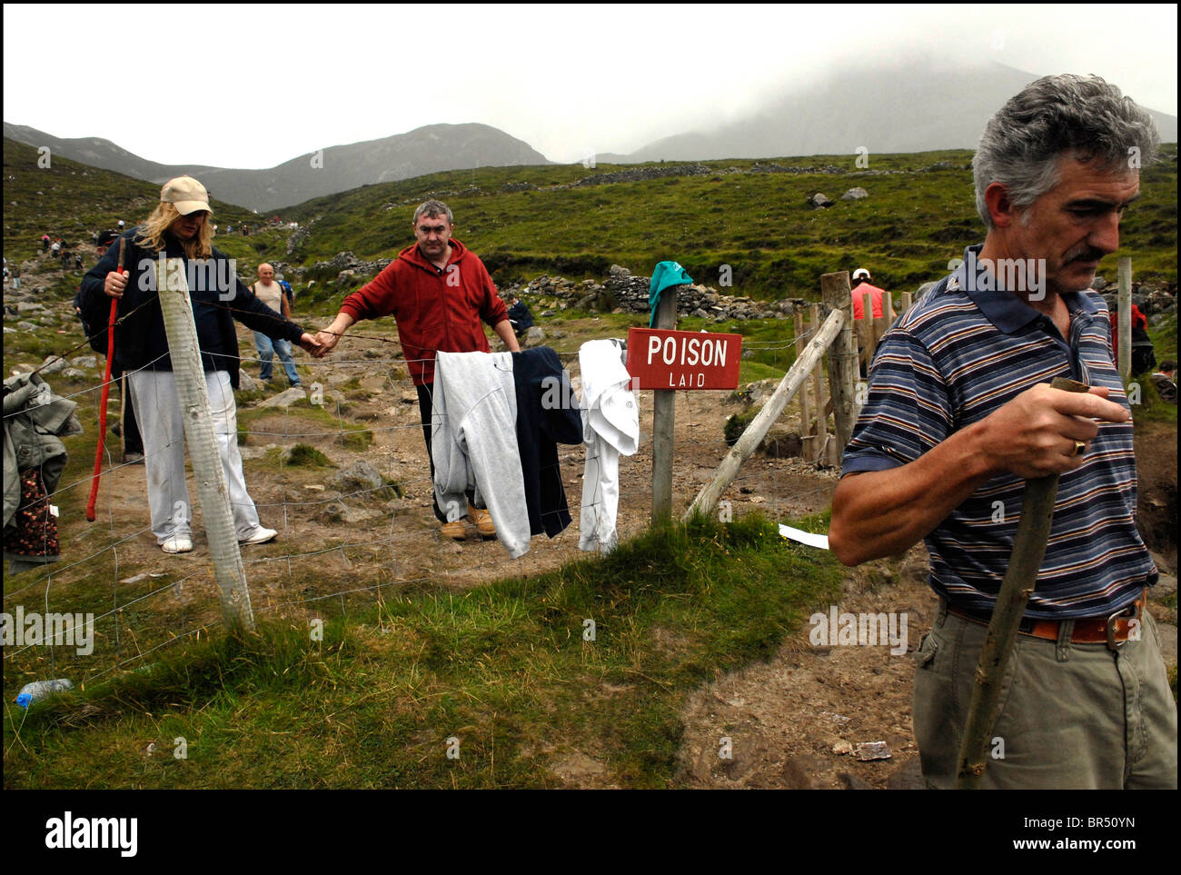 Ireland; County Mayo: Croagh Patrick Pilgrimage (2009 Stock Photo - Alamy