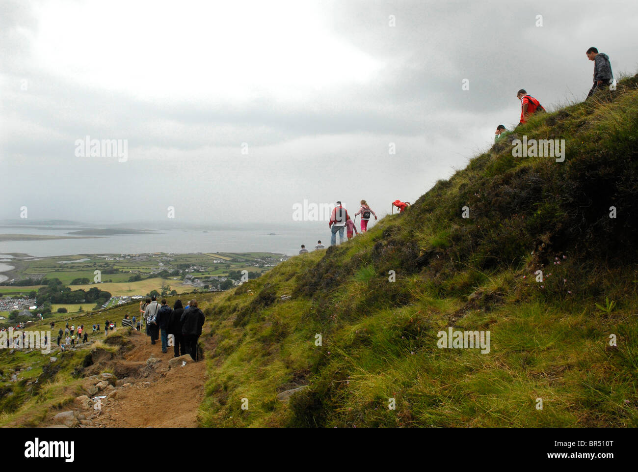 Ireland; County Mayo: Croagh Patrick Pilgrimage (2009 Stock Photo - Alamy