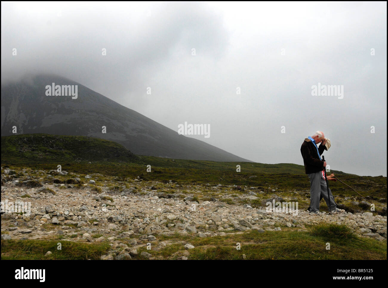 Ireland; County Mayo: Croagh Patrick Pilgrimage (2009 Stock Photo - Alamy