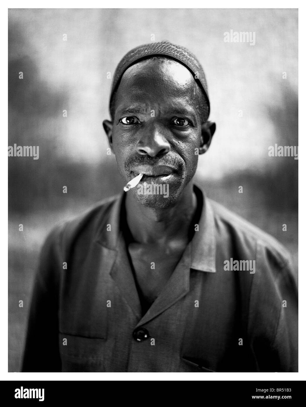 Portrait of local Gambian man Stock Photo - Alamy