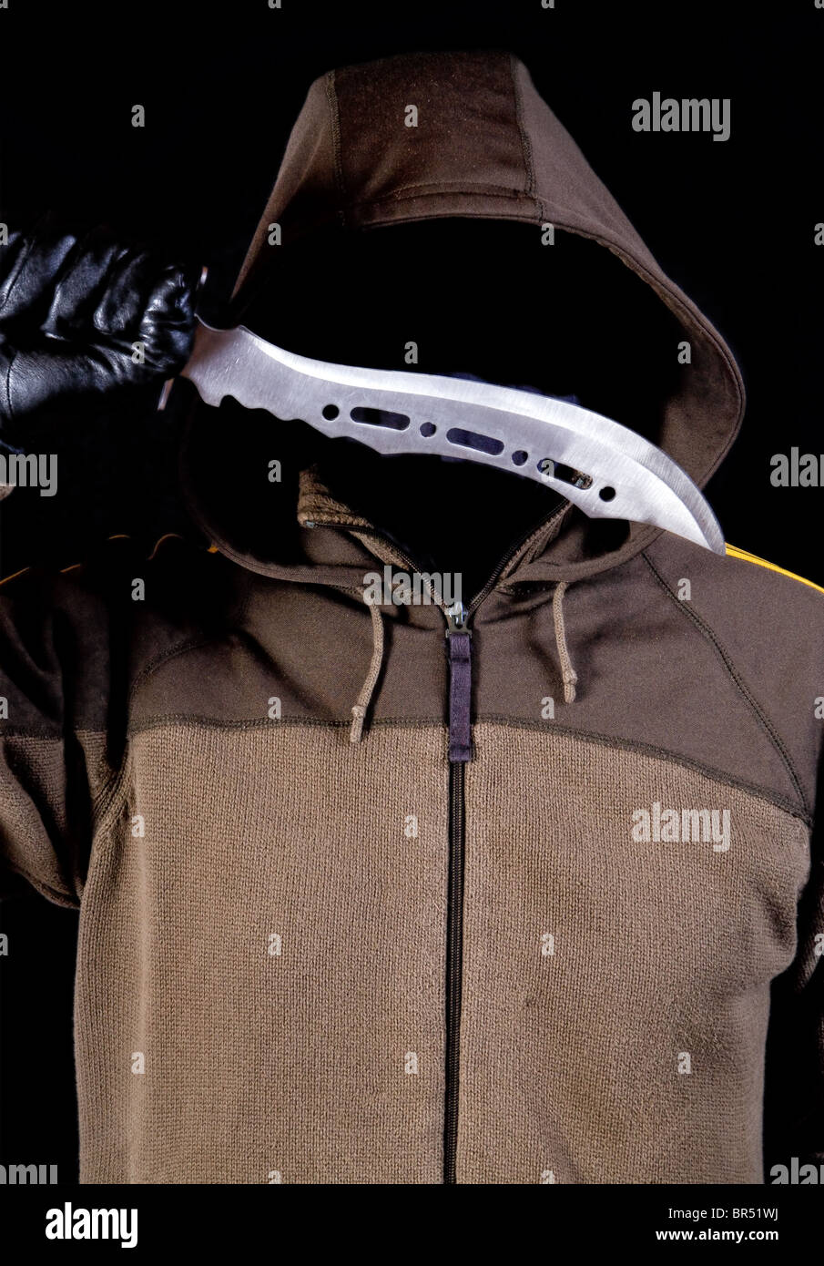 Hidden face knife hi-res stock photography and images - Alamy