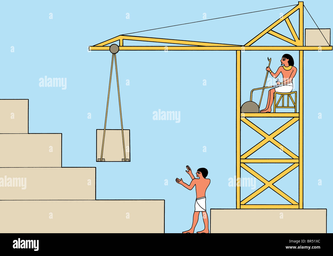 Egyptian Pyramid Builder High Resolution Stock Photography and Images ...