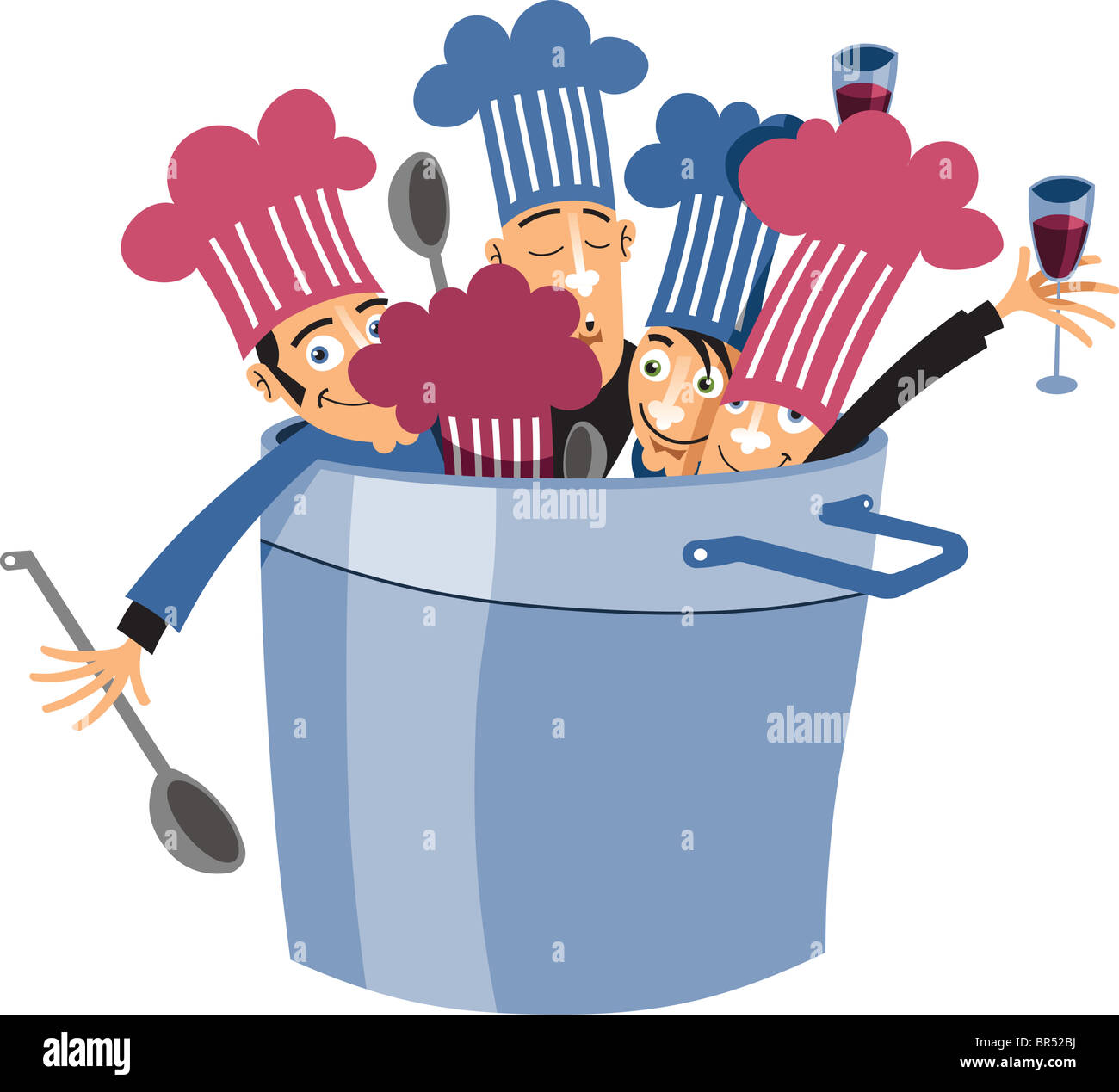 Cartoon chefs hi-res stock photography and images - Alamy